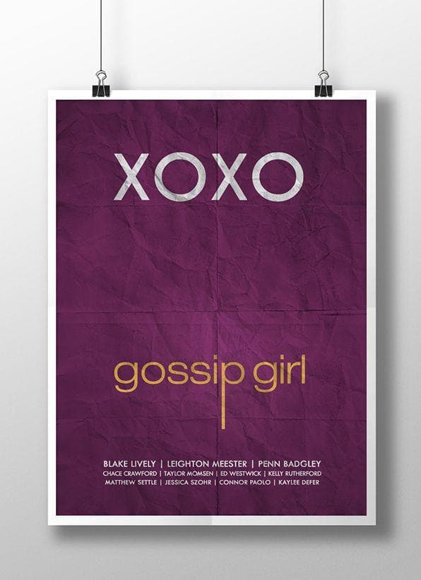 20+ Awesome Minimalist TV Posters That Prove Less is More