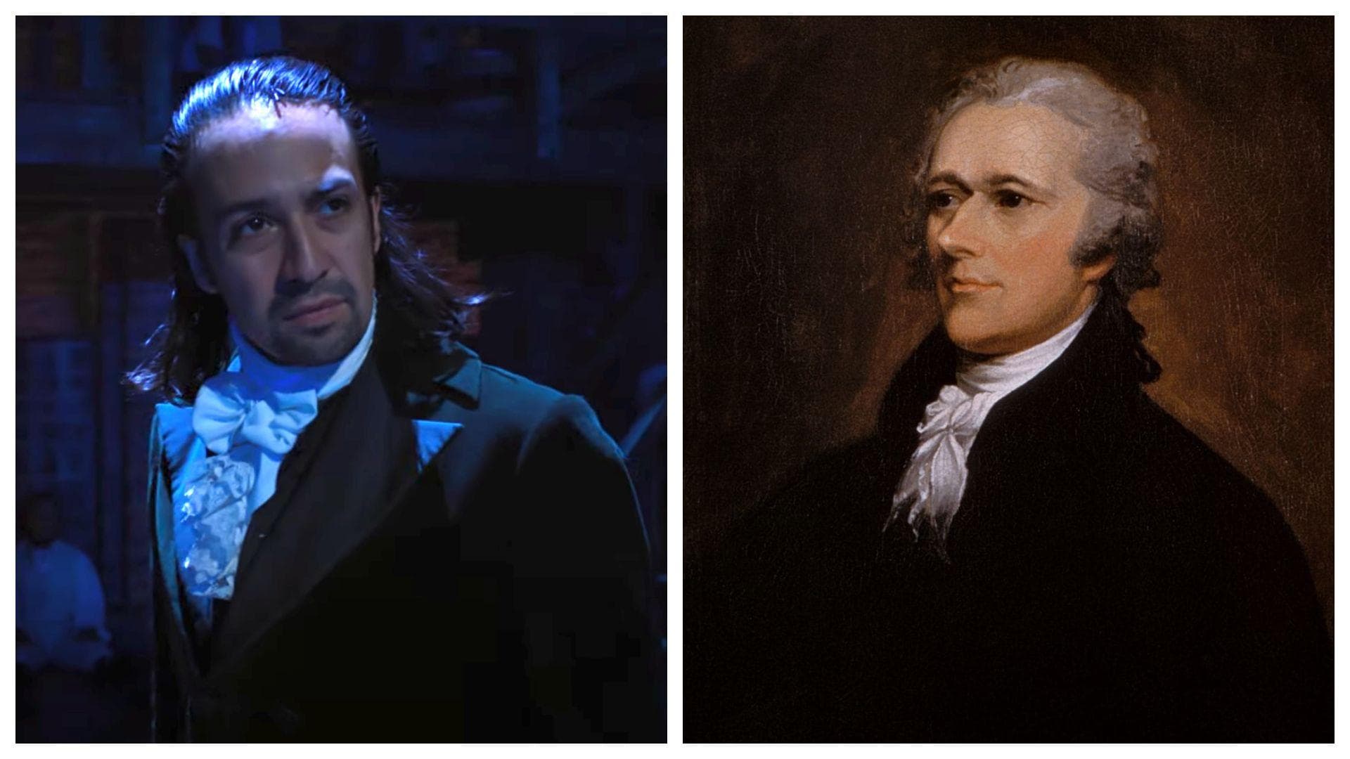 Cast of Hamilton Vs. Real People