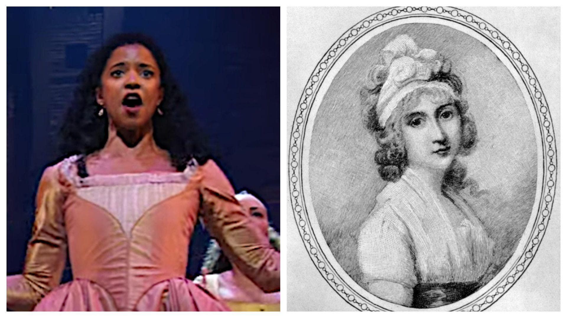 Cast of Hamilton Vs. Real People