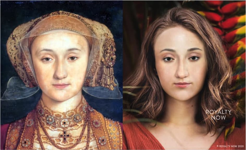Portraits Of Henry VIII And The Women In His Life Vs. What They'd Look ...