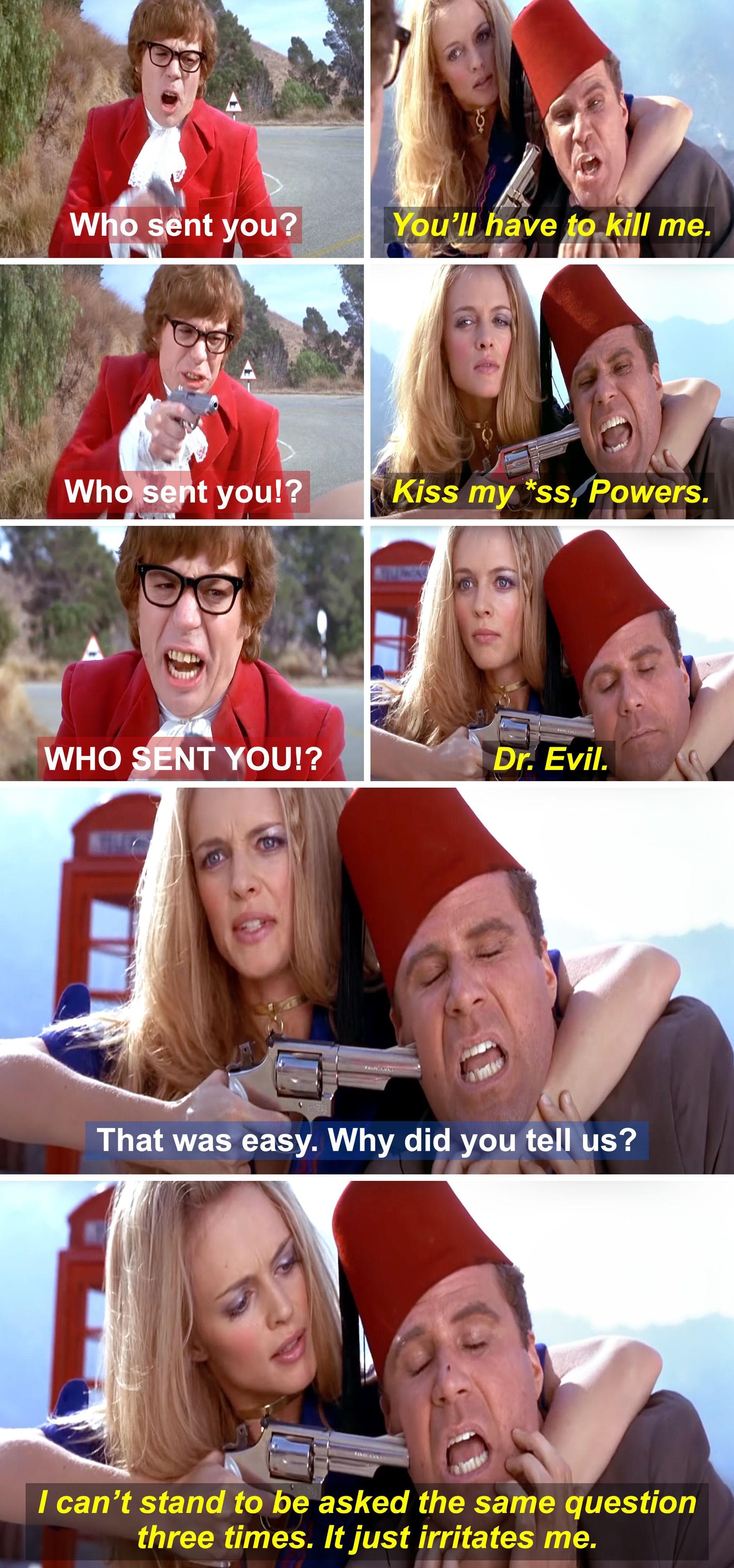 Times Movies Perfectly Parodied Villain Cliches