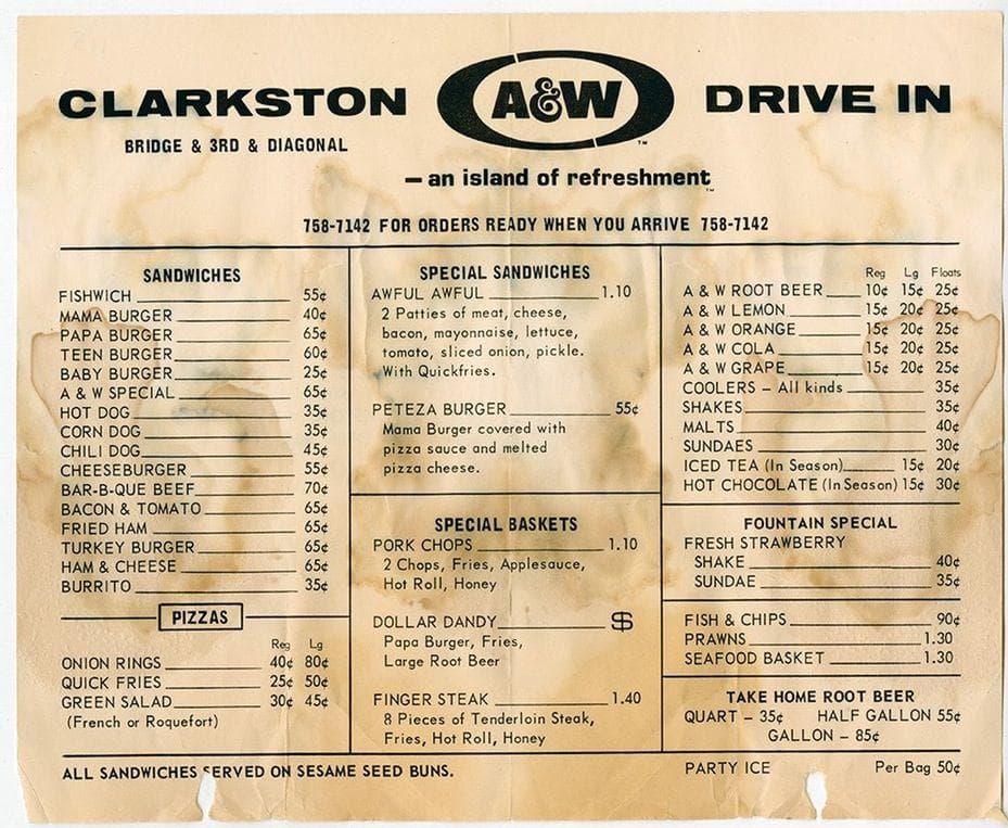 18 Vintage Fast Food Menus That Look Way Better Than Current Ones