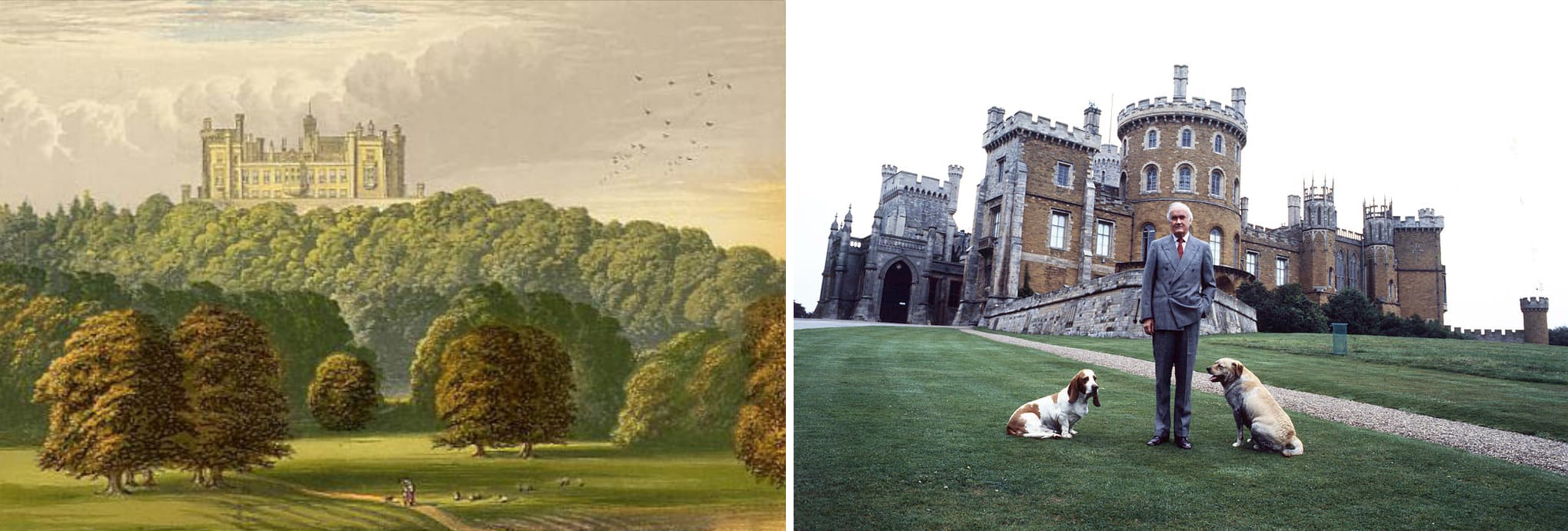 Historical Paintings Of Castles Vs. The Real Thing