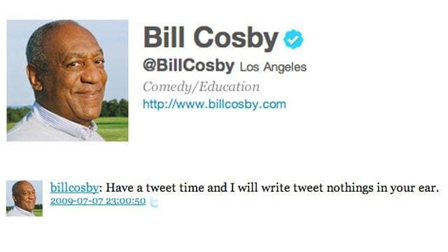The Very First Tweets From TV Stars