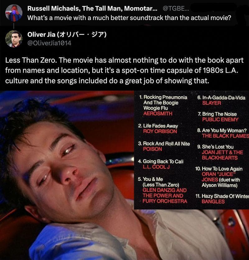 Movie Soundtracks That Were Much, MUCH Better Than The Films They Were ...