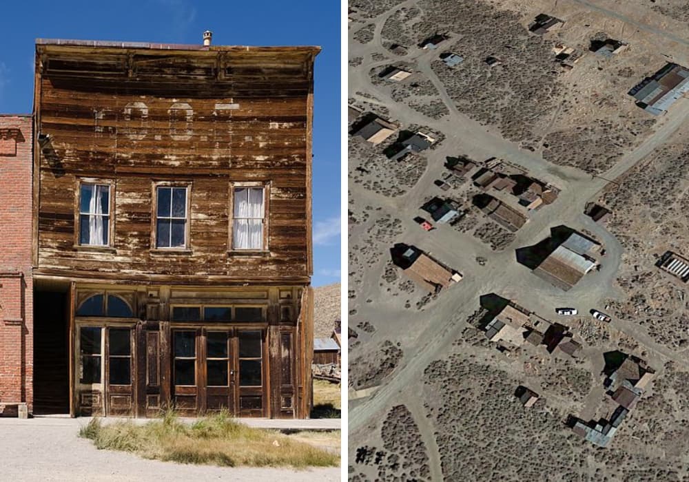 Satellite Images Of American Ghost Towns