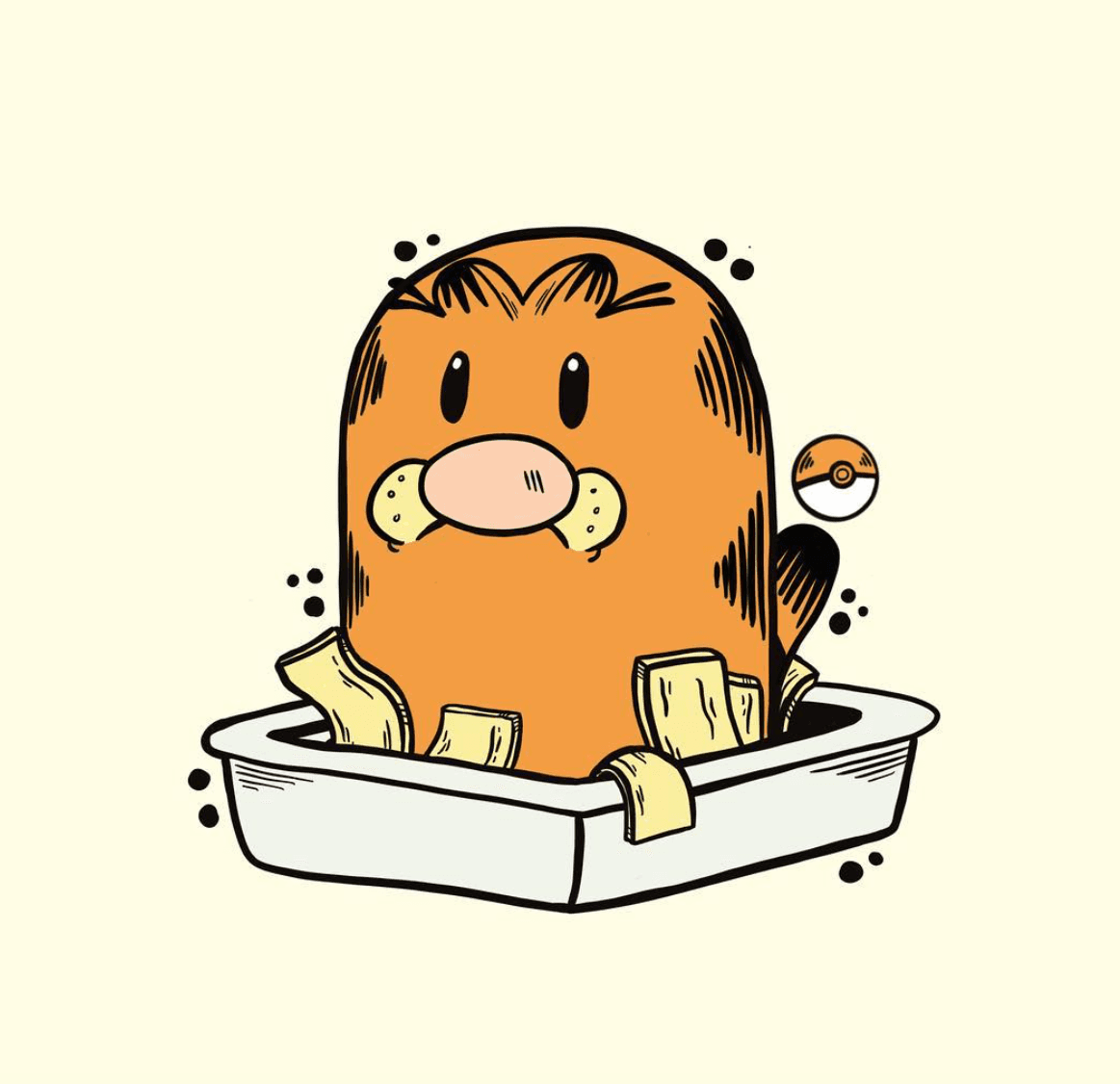 30 Hilarious Mashup Drawings of Pokemon Drawn as Garfield