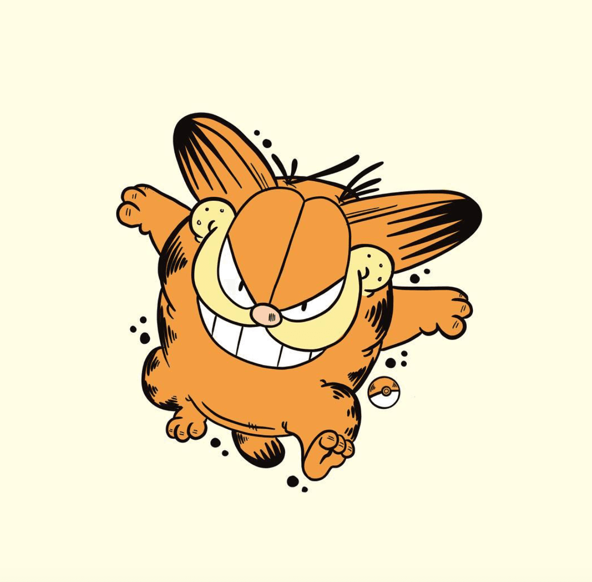 30 Hilarious Mashup Drawings of Pokemon Drawn as Garfield