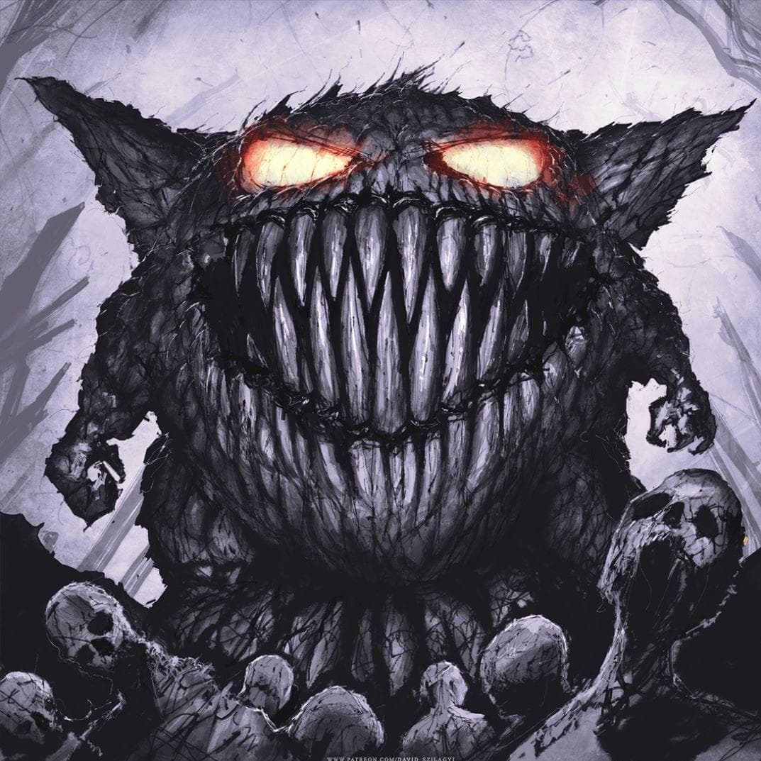 David Szilagyi Draws Pokemon as Terrifying Monsters