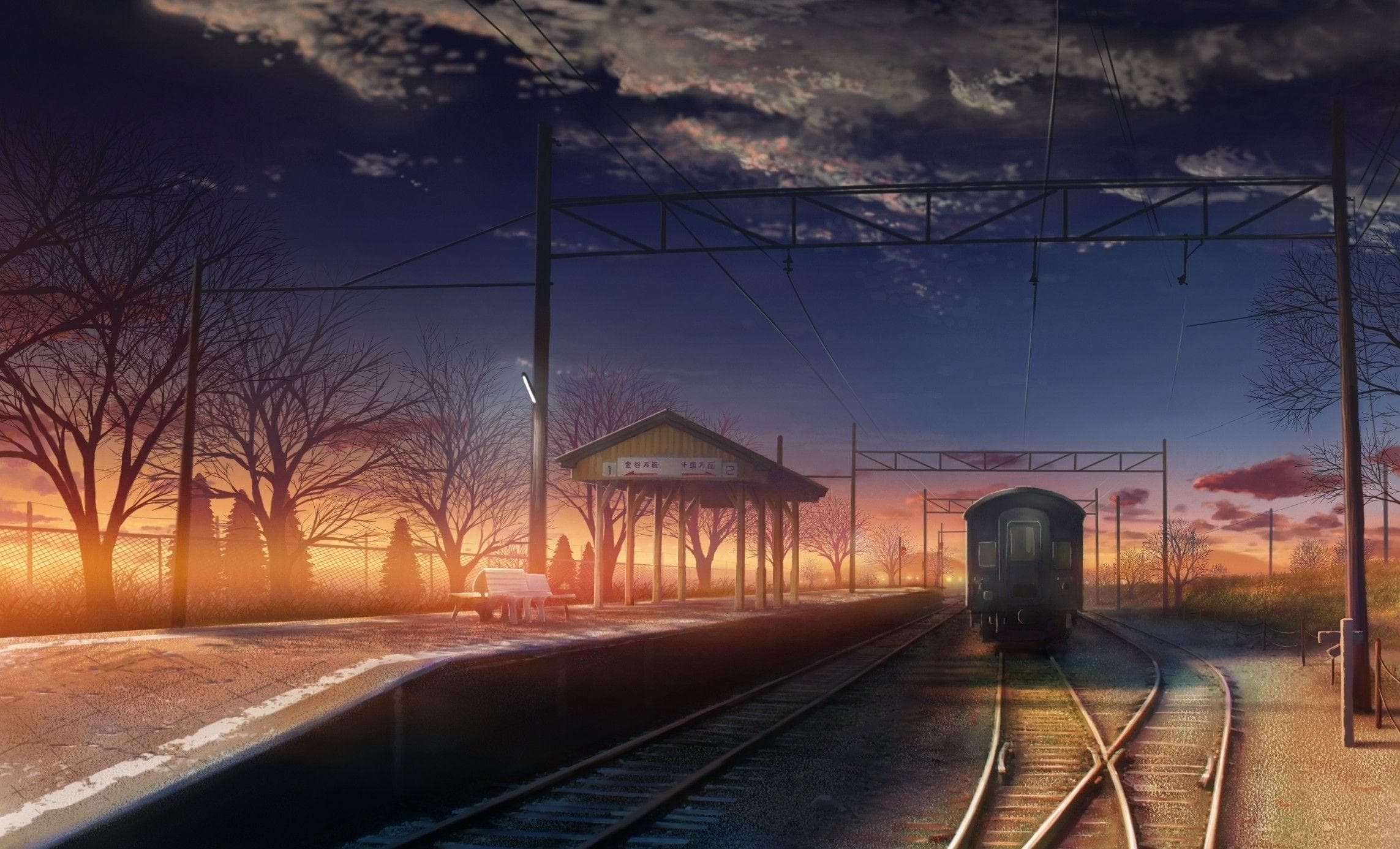 22 Gorgeous Anime Train Station Scenes