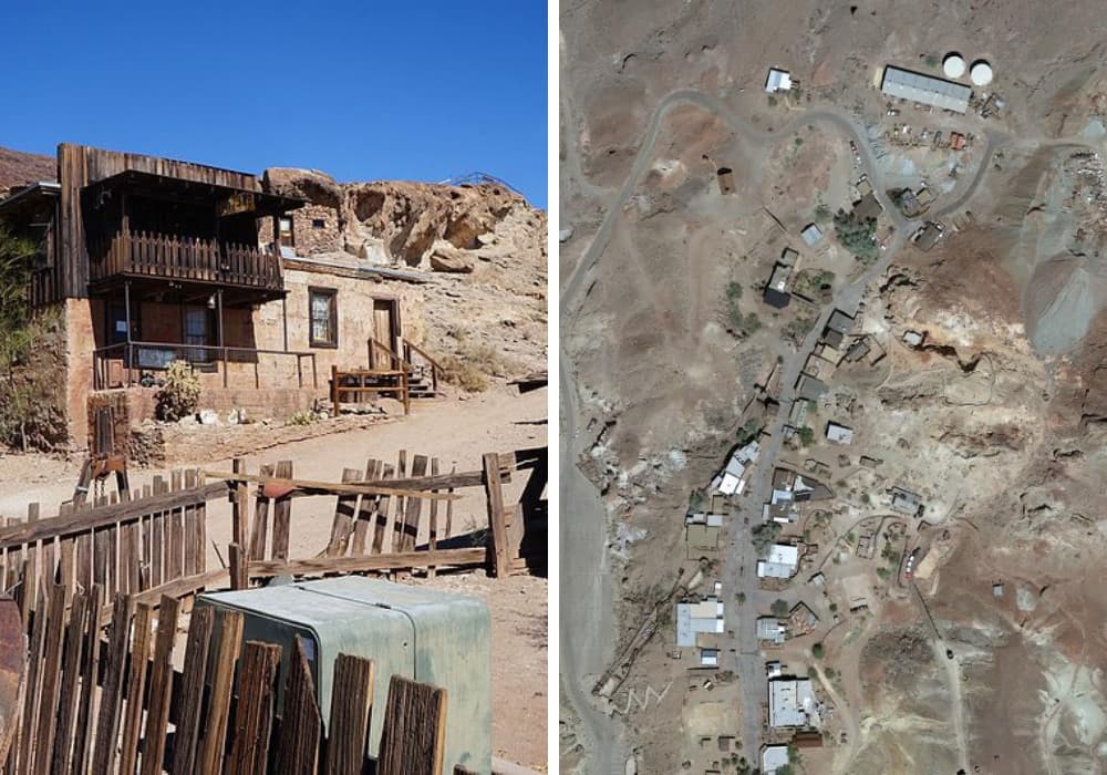 Satellite Images Of American Ghost Towns