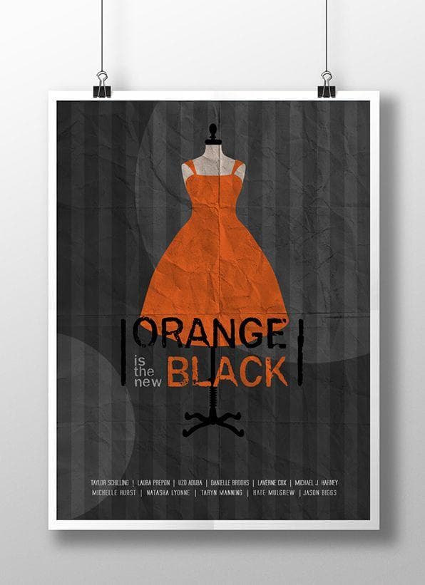 20+ Awesome Minimalist TV Posters That Prove Less is More