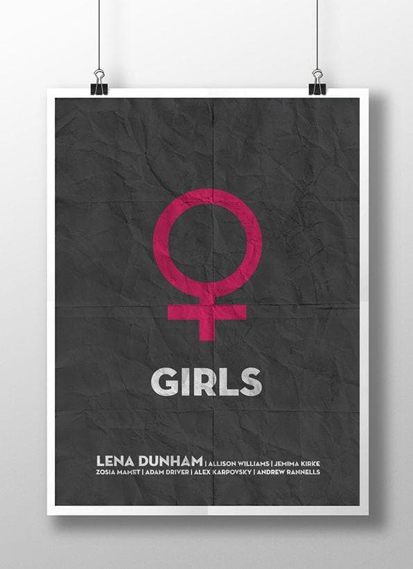 20+ Awesome Minimalist TV Posters That Prove Less is More