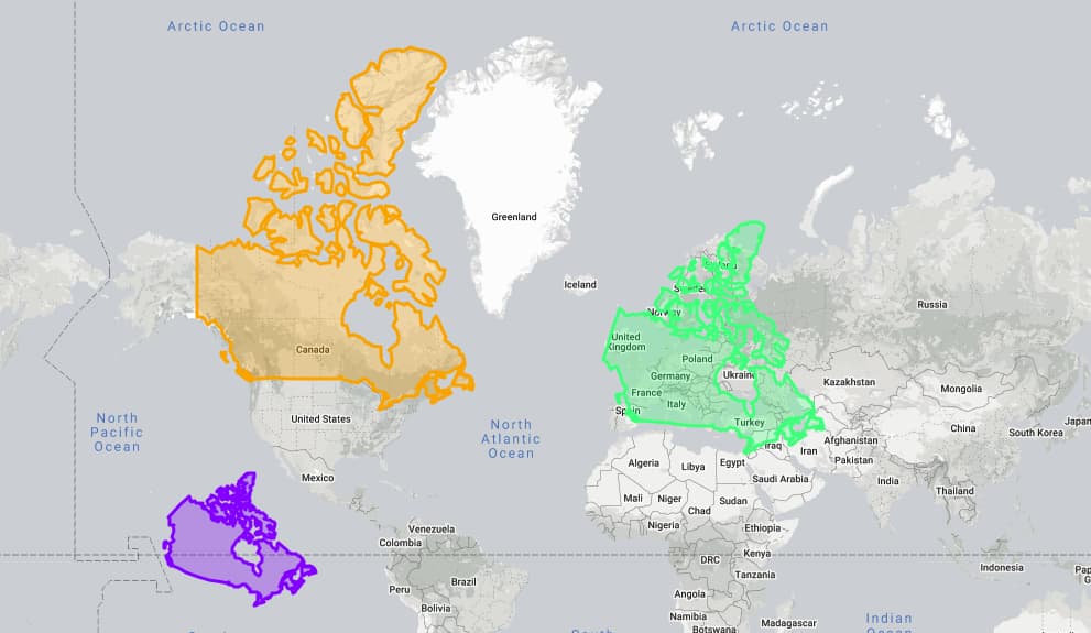 True-Size Map Comparisons That Change How We See The World