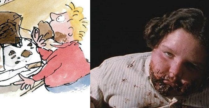 Roald Dahl Movie Characters vs Illustrations in His Books