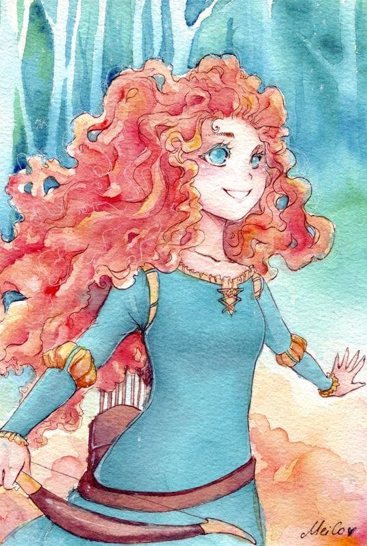 15 Disney Princesses Drawn as Anime Characters