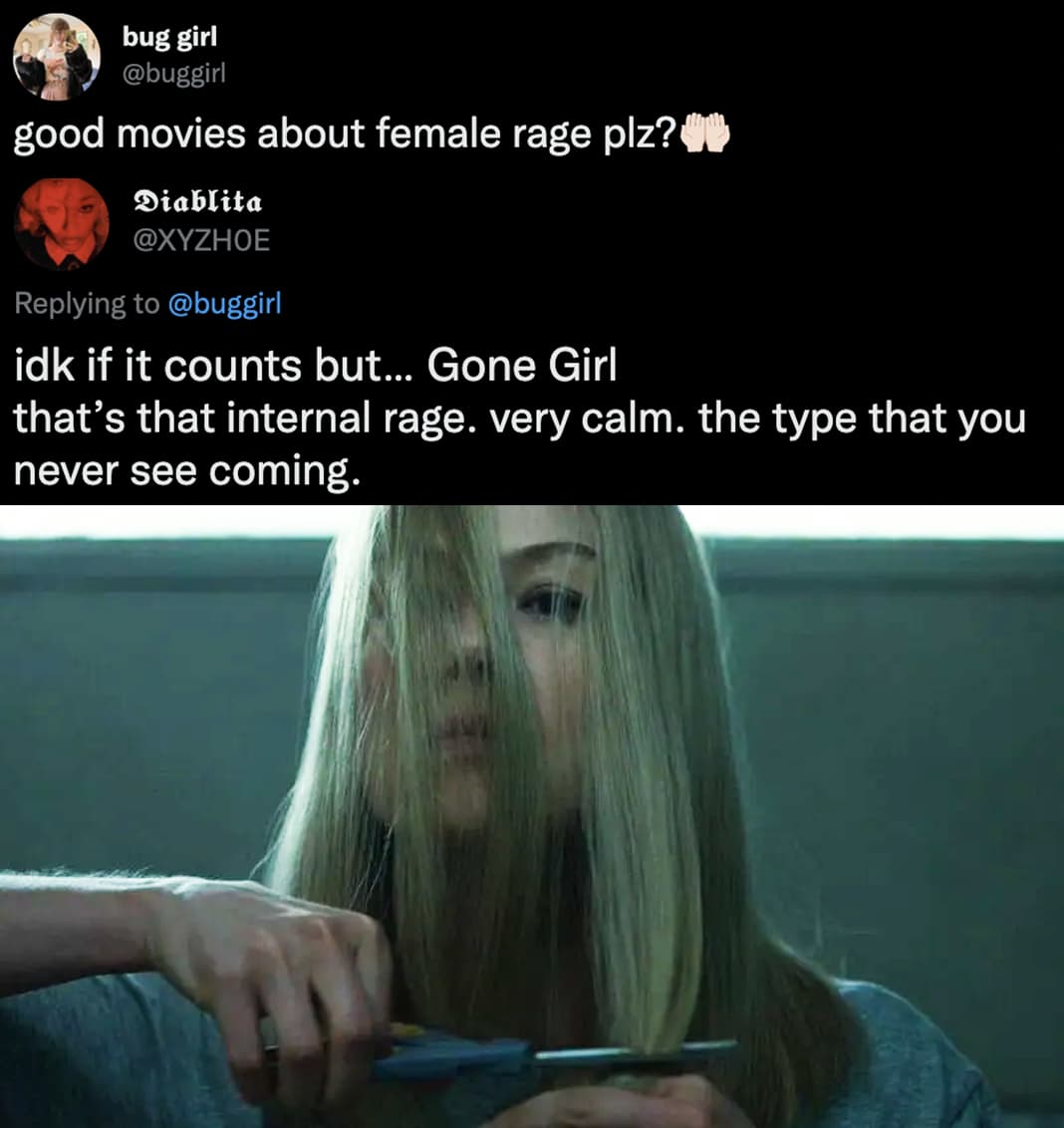 Film Twitter Shares Their Favorite Movies That Focus On Female Rage ...