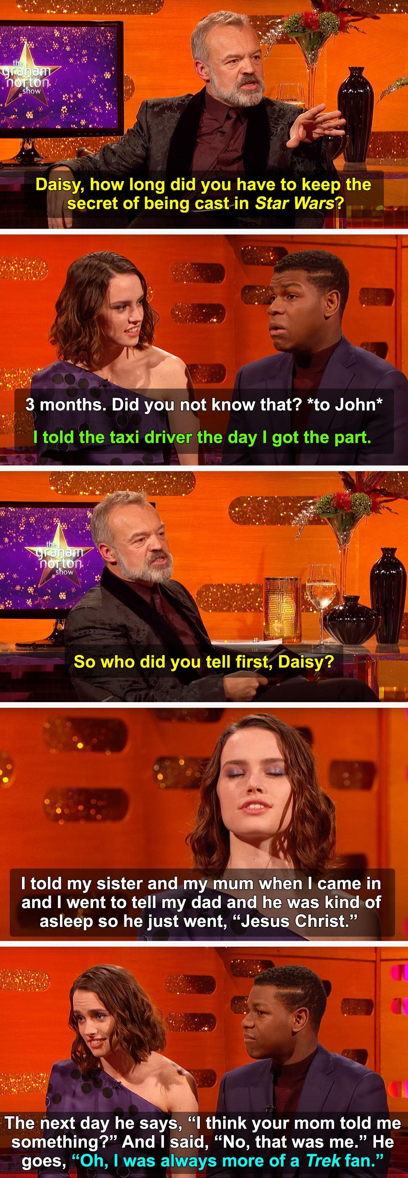 14 'Star Wars' Actors Who Appeared On The Graham Norton Show
