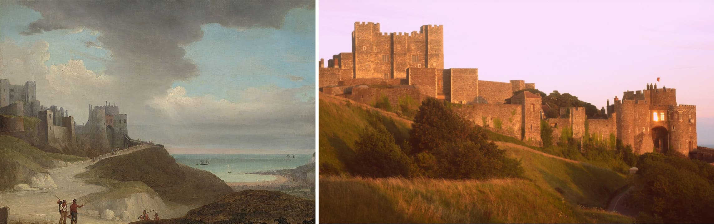 Historical Paintings Of Castles Vs. The Real Thing