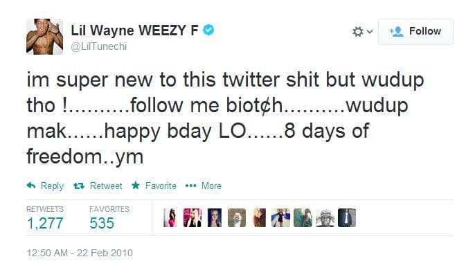 Pop Stars' Very First Tweets
