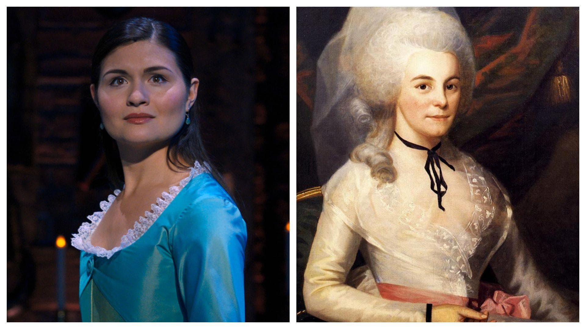 Cast of Hamilton Vs. Real People