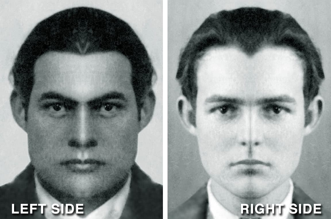 What Historical Figures Look Like When Half Of Their Face Is Mirrored