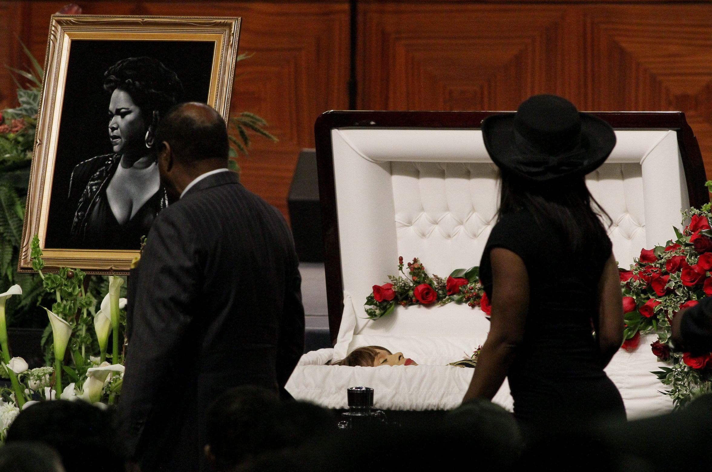 Famous People Open Casket