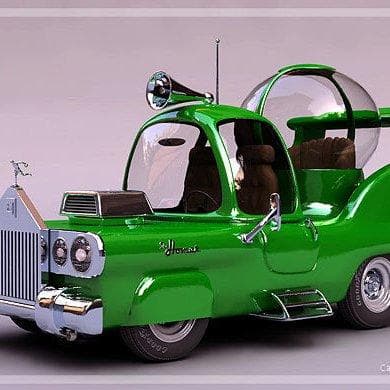 The Coolest Fictional Cars