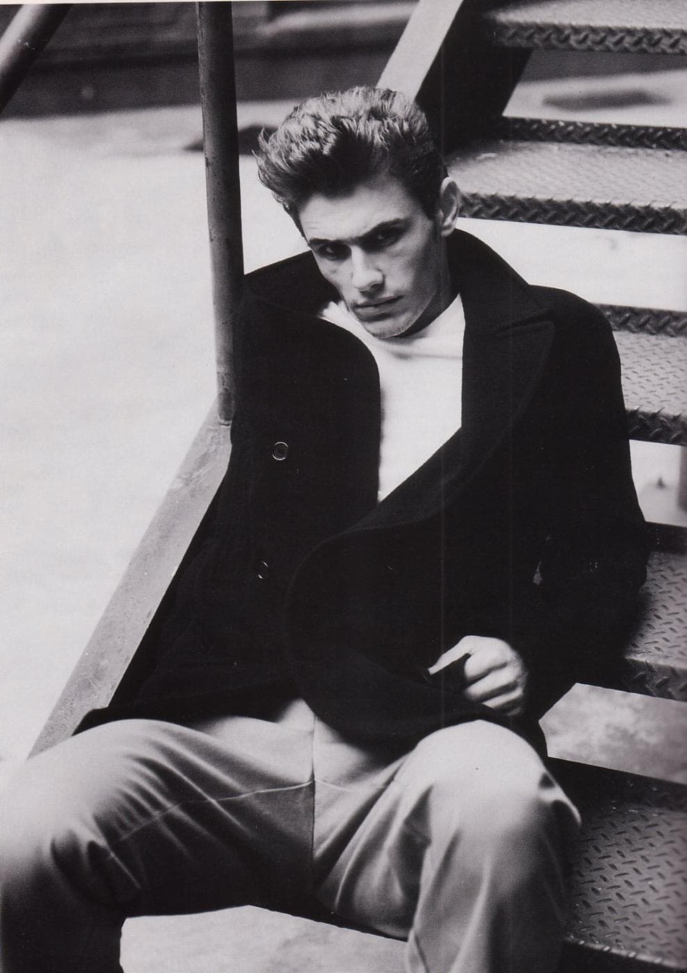 James Franco Modeling Shirtless