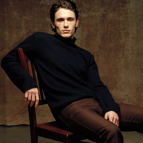 James Franco Modeling Shirtless