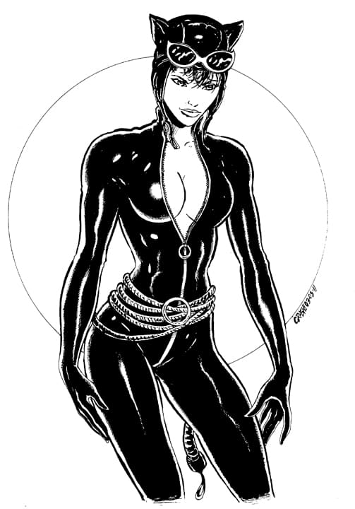 Catwoman Sexy Drawing