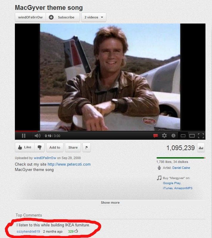 A Random Collection of 20 Hilarious YouTube Comments