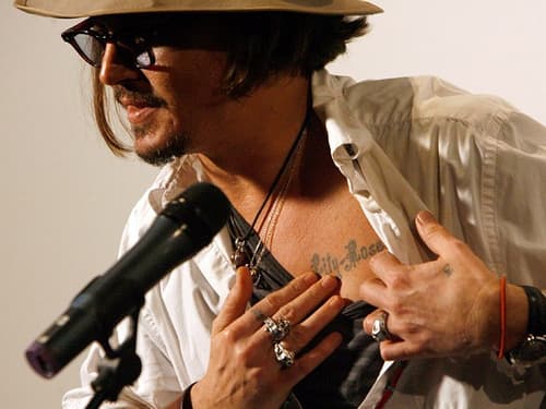 Johnny Depp Tattoos | List of Johnny Depp Tattoo Designs
