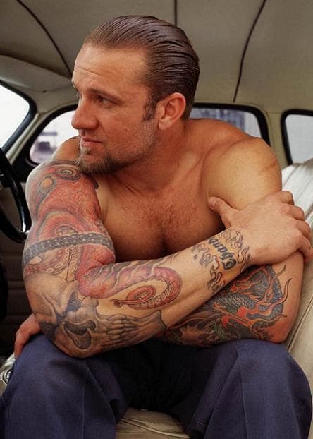 Jesse Gregory James Chest Tattoo