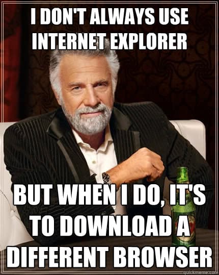 Internet Explorer Meme | Funniest Internet Explorer Jokes and Comics on ...