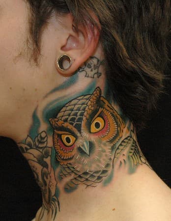 Neck Tattoos: Picture List Of Neck Tattoo Designs