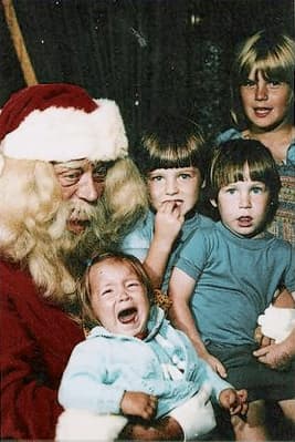 15 Kids Terrified of Sitting on Santa's Lap