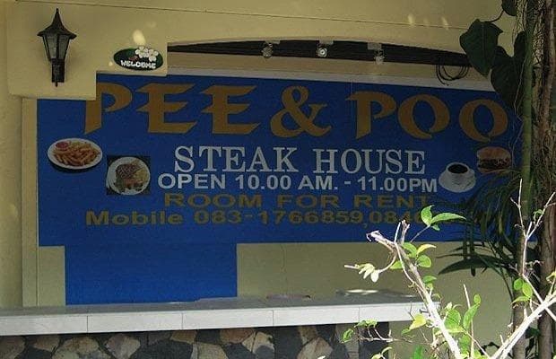 Bad Restaurant Names & Epic Sign Fails
