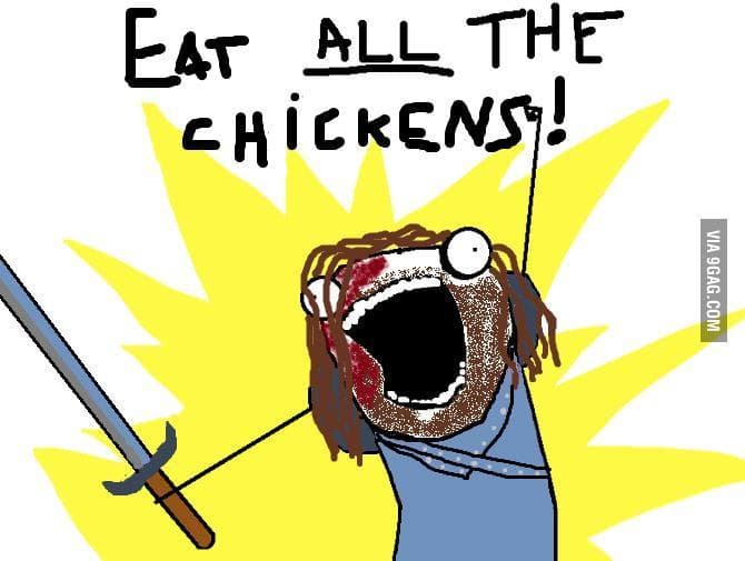 The Hound Chicken Meme