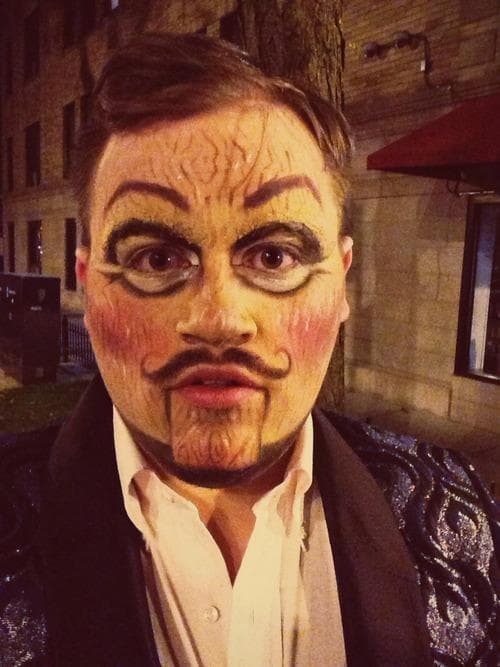 Male Ventriloquist Dummy Makeup