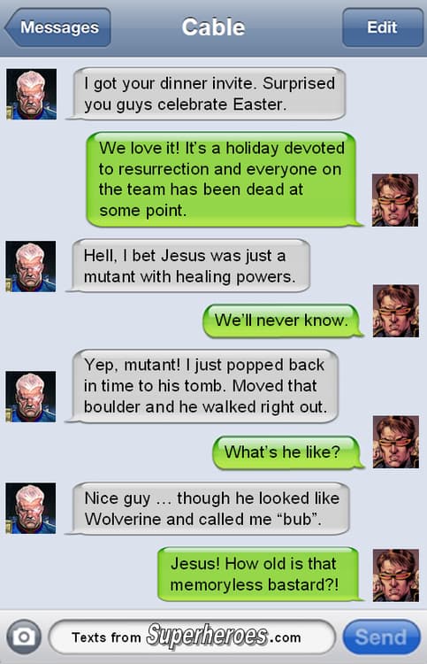 Best Texts from Superheroes