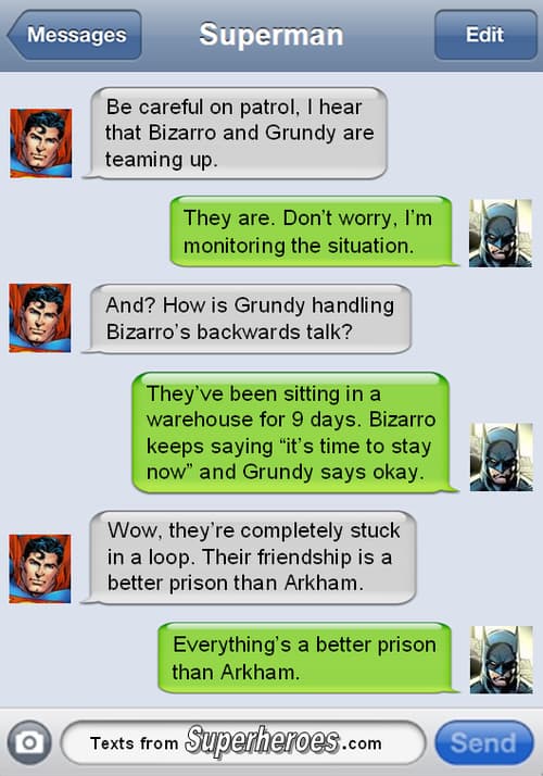 Best Texts from Superheroes