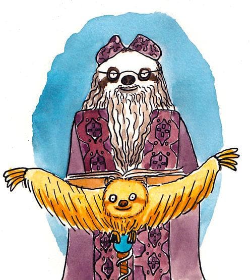 Best Sh*tty Watercolour Sloths | Watercolor Sloth Characters