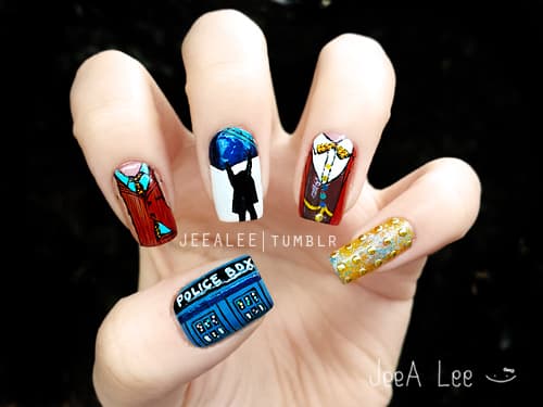 67 Awesomely Geeky Manicures | Cool Geek Nail Art