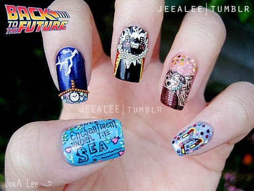 67 Awesomely Geeky Manicures | Cool Geek Nail Art