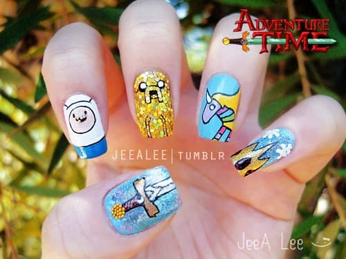 67 Awesomely Geeky Manicures | Cool Geek Nail Art