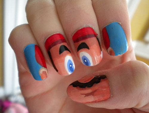 67 Awesomely Geeky Manicures | Cool Geek Nail Art