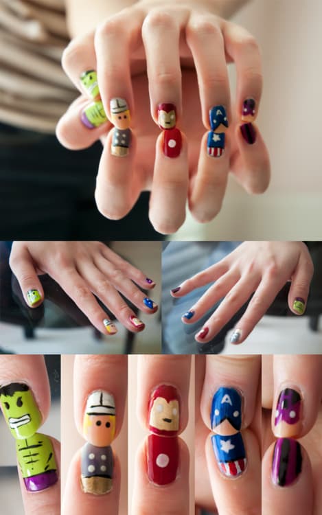 67 Awesomely Geeky Manicures | Cool Geek Nail Art