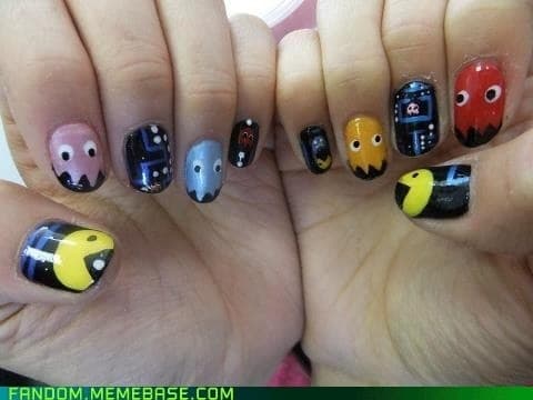 67 Awesomely Geeky Manicures | Cool Geek Nail Art