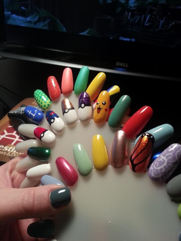 67 Awesomely Geeky Manicures | Cool Geek Nail Art